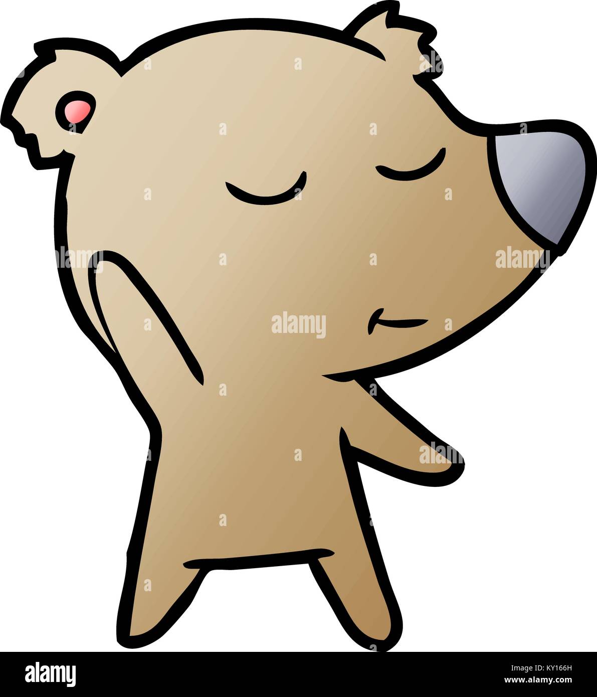bear cartoon character Stock Vector Image & Art - Alamy