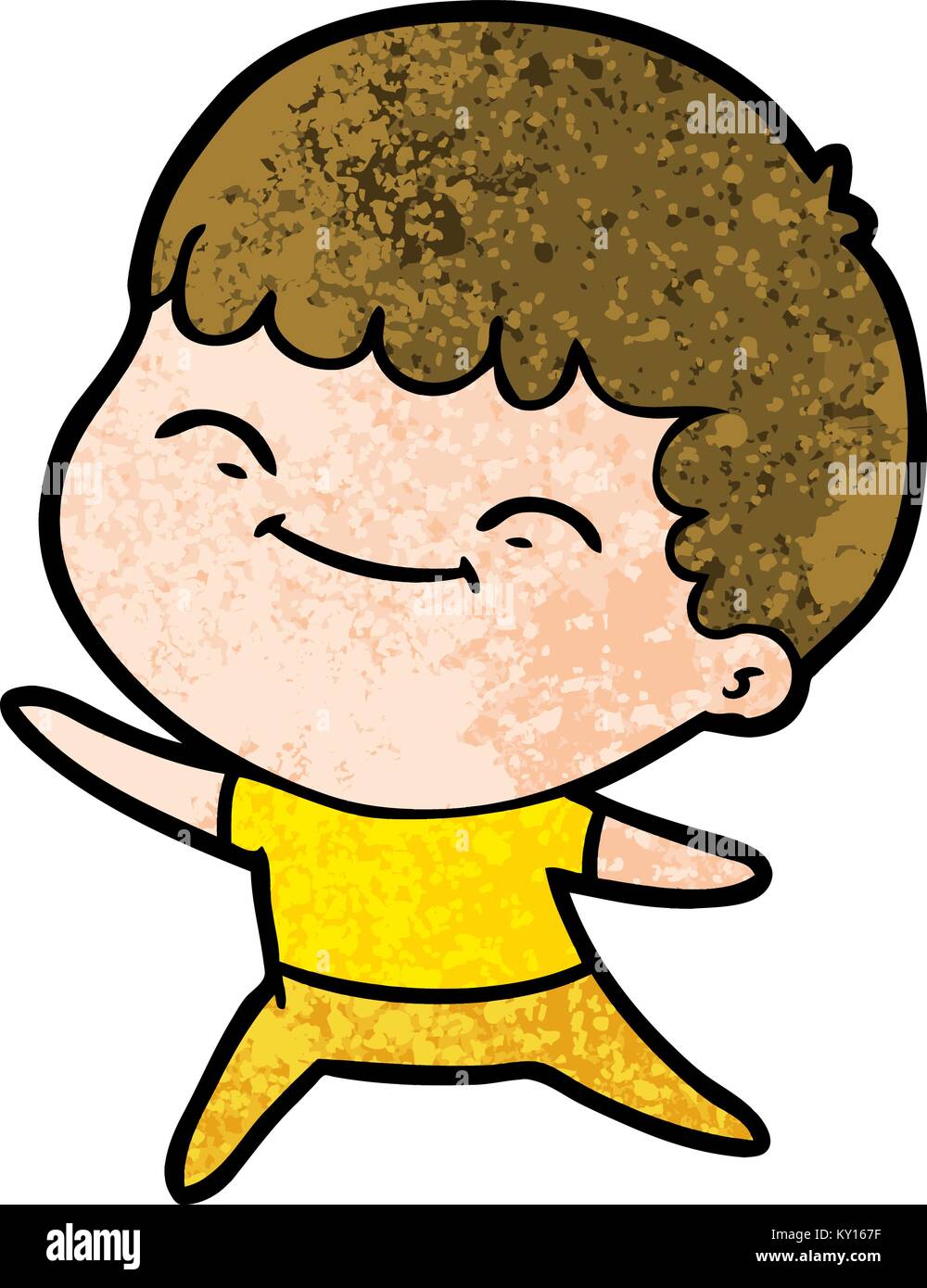 cartoon happy boy Stock Vector Image & Art - Alamy