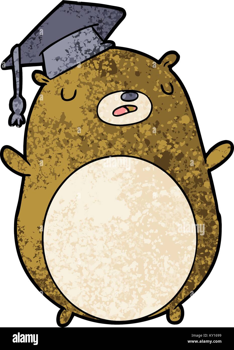 cartoon graduate bear Stock Vector Image & Art - Alamy