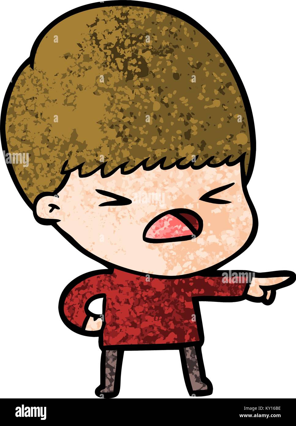 cartoon stressed man Stock Vector Image & Art - Alamy