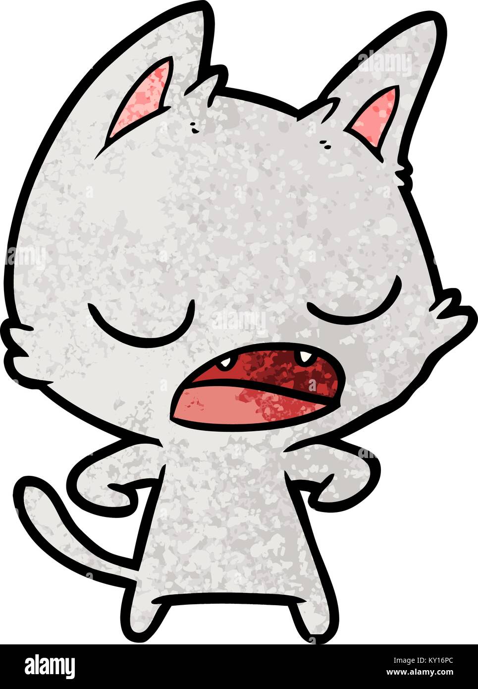 talking cat cartoon Stock Vector Image & Art - Alamy