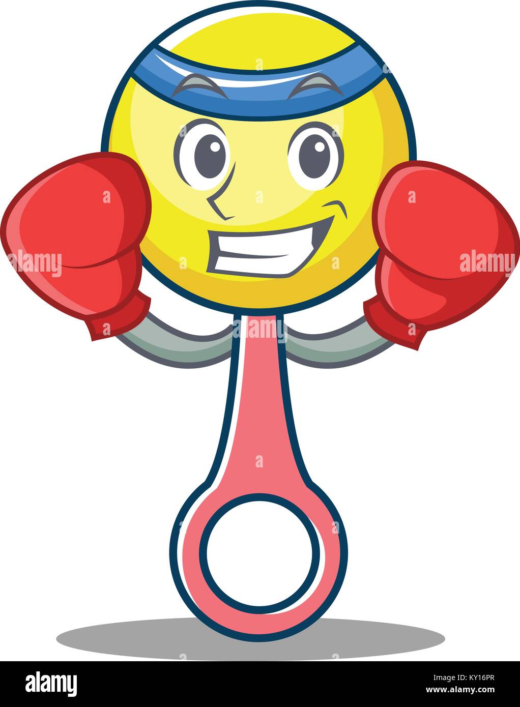 Boxing rattle toy character cartoon Stock Vector Image & Art - Alamy