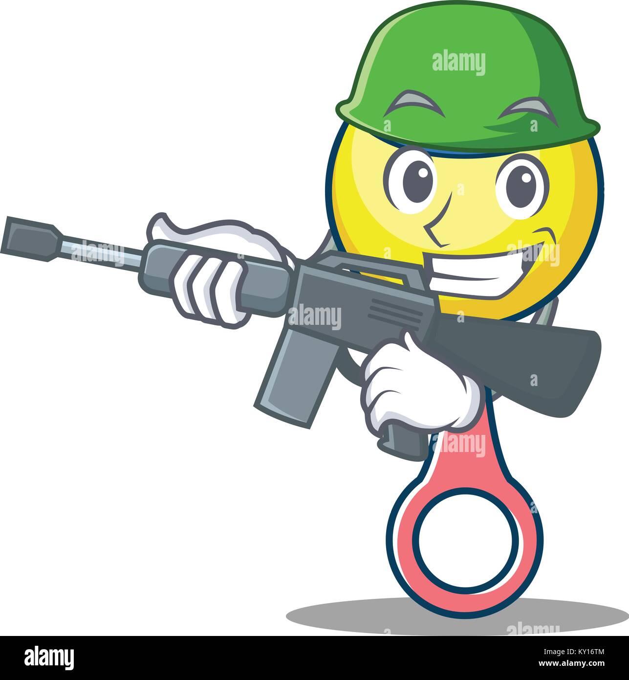 Army rattle toy character cartoon Stock Vector Image & Art - Alamy