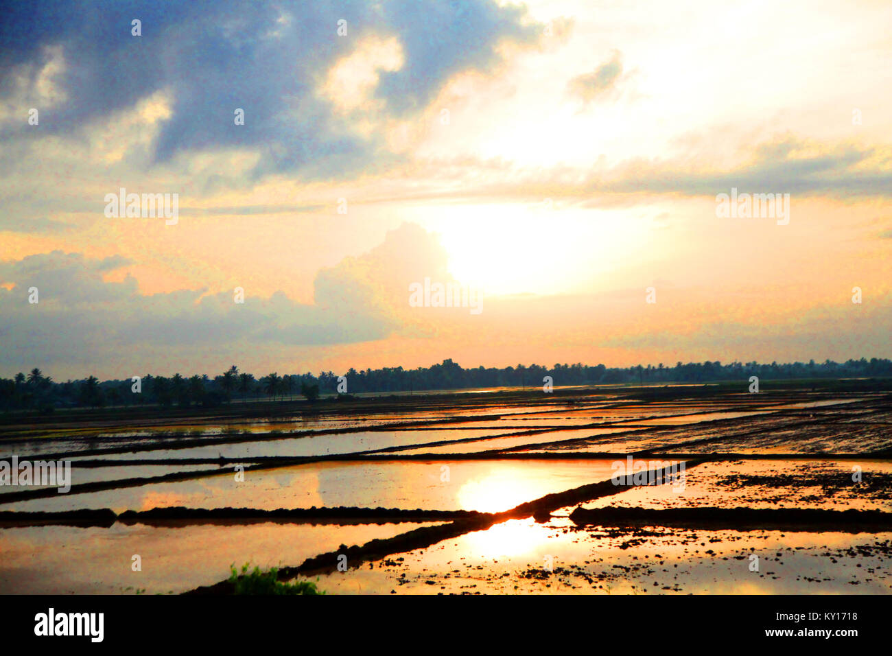 Beautiful Landscape, Village Surrounded by Greenery Mountain, Indian ...