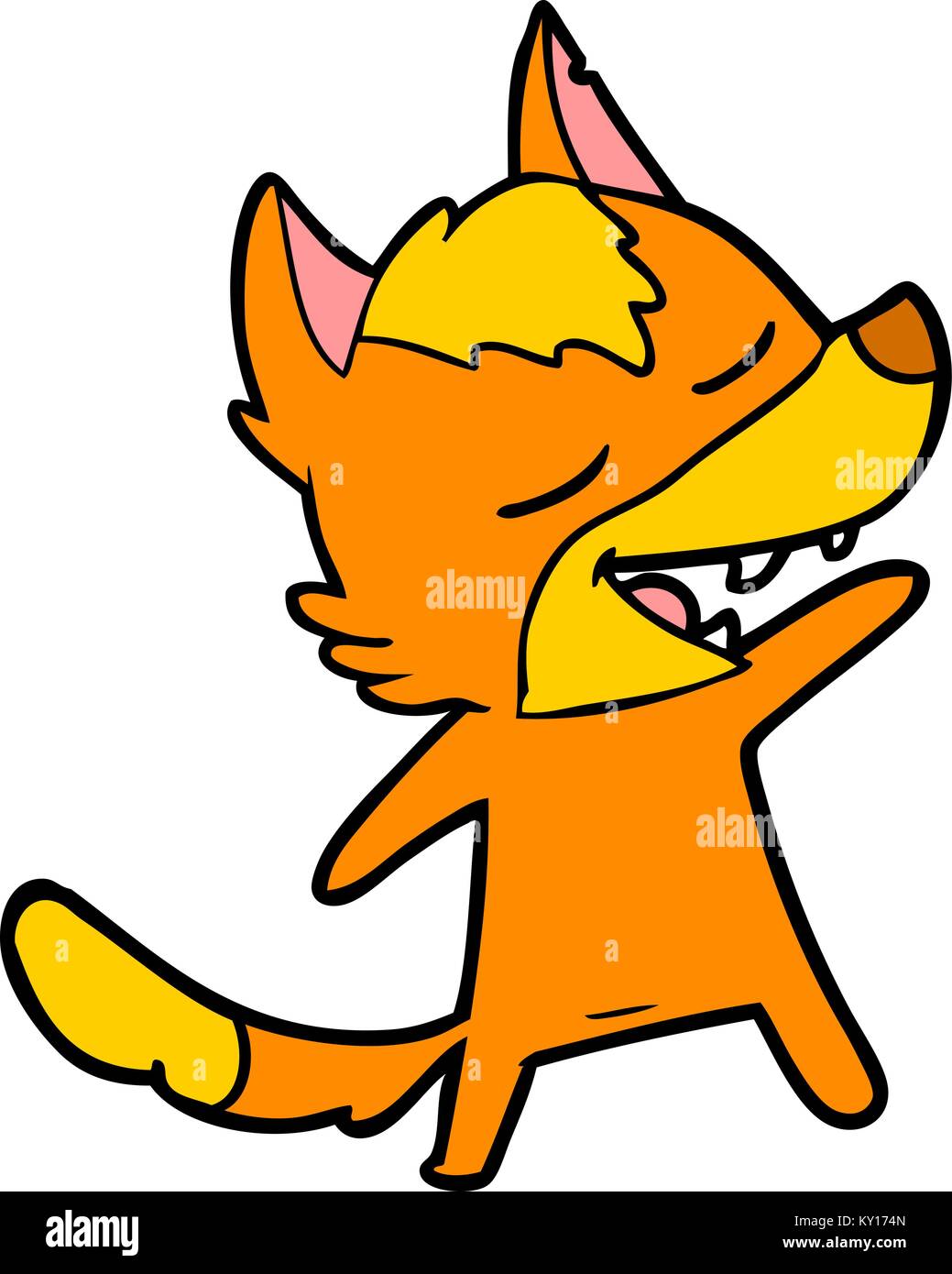 fox cartoon character Stock Vector Image & Art - Alamy