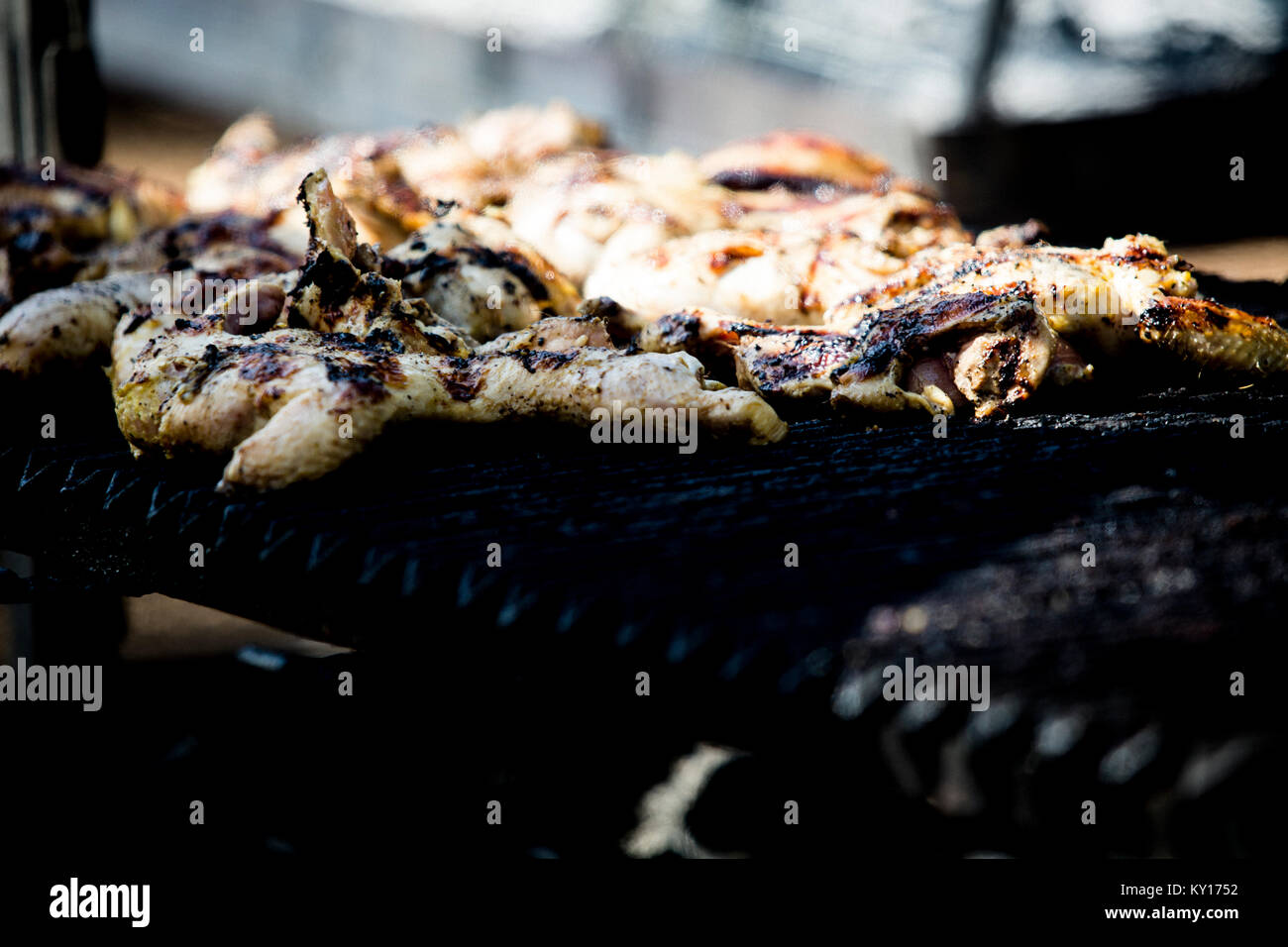 Making all kinds of red meat, fresh and raw red meat preparation Stock ...