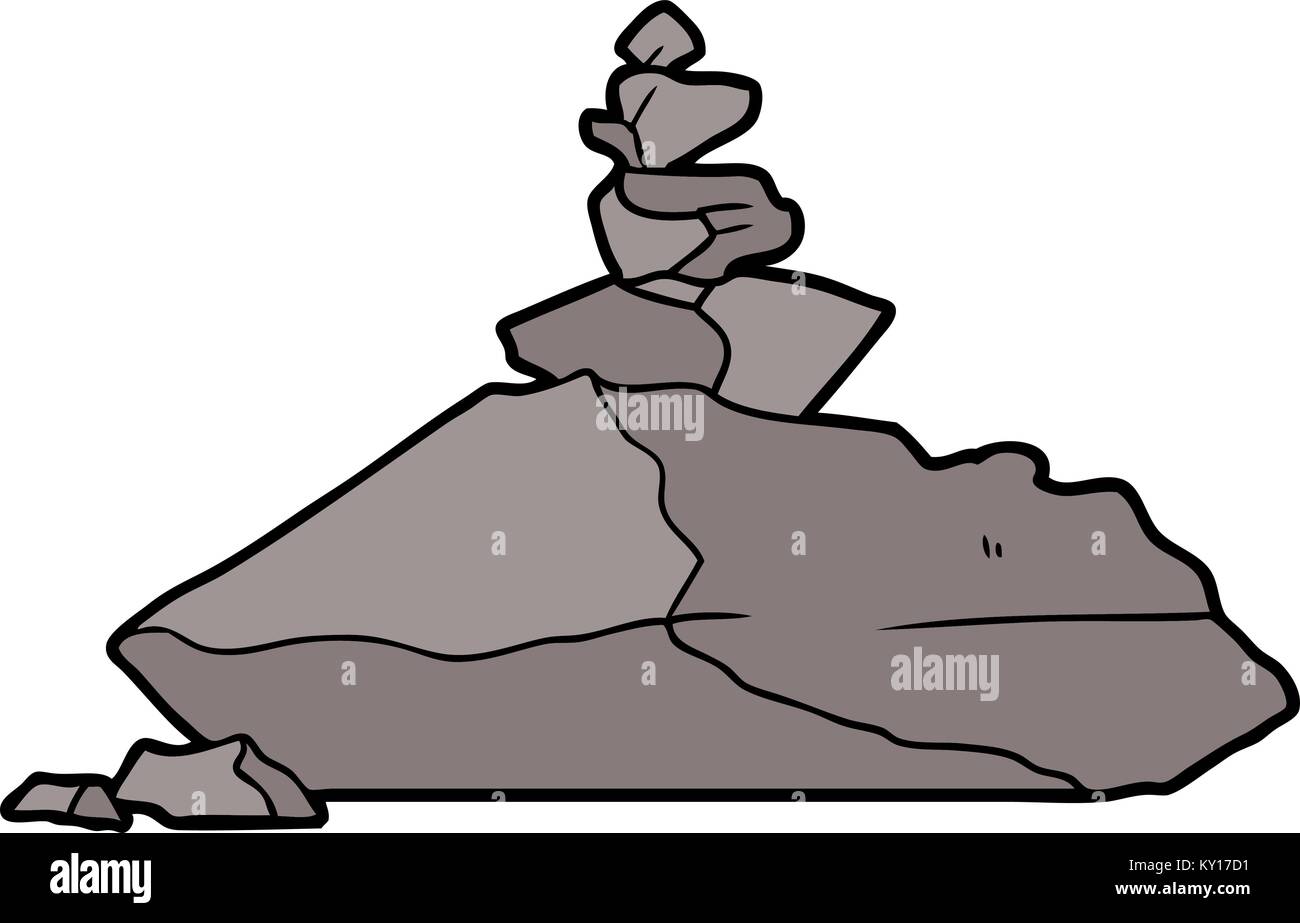 Balancing rocks Stock Vector Images - Alamy