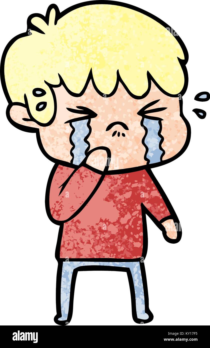 cartoon boy crying Stock Vector Image & Art - Alamy