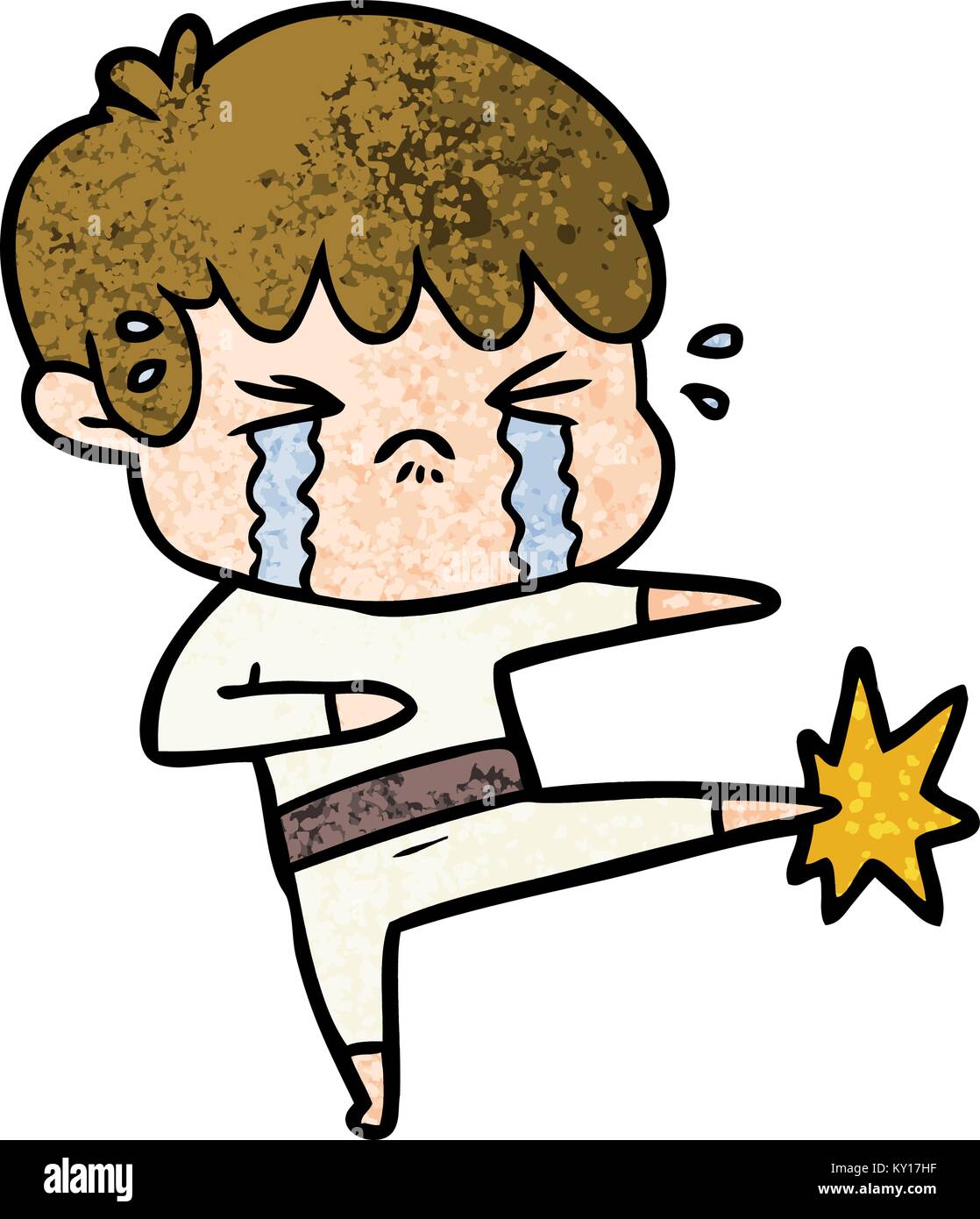 cartoon boy crying Stock Vector Image & Art - Alamy