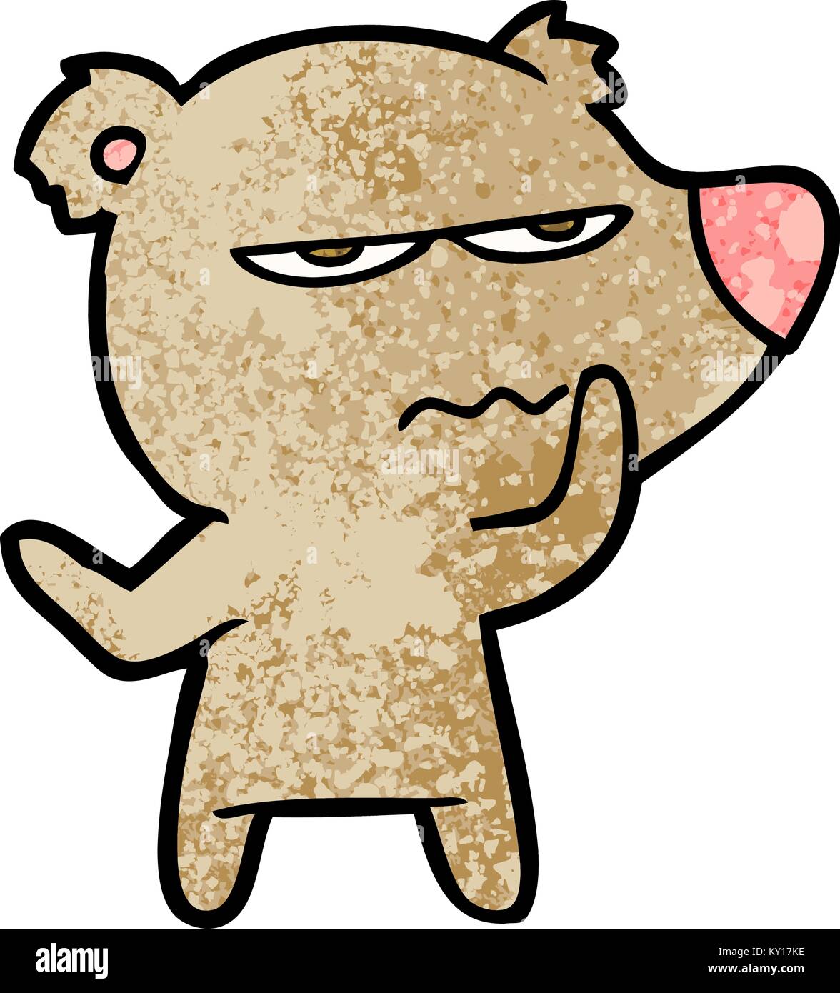 angry bear cartoon Stock Vector Image & Art - Alamy