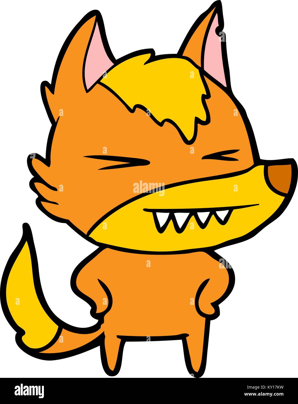 fox cartoon character Stock Vector Image & Art - Alamy