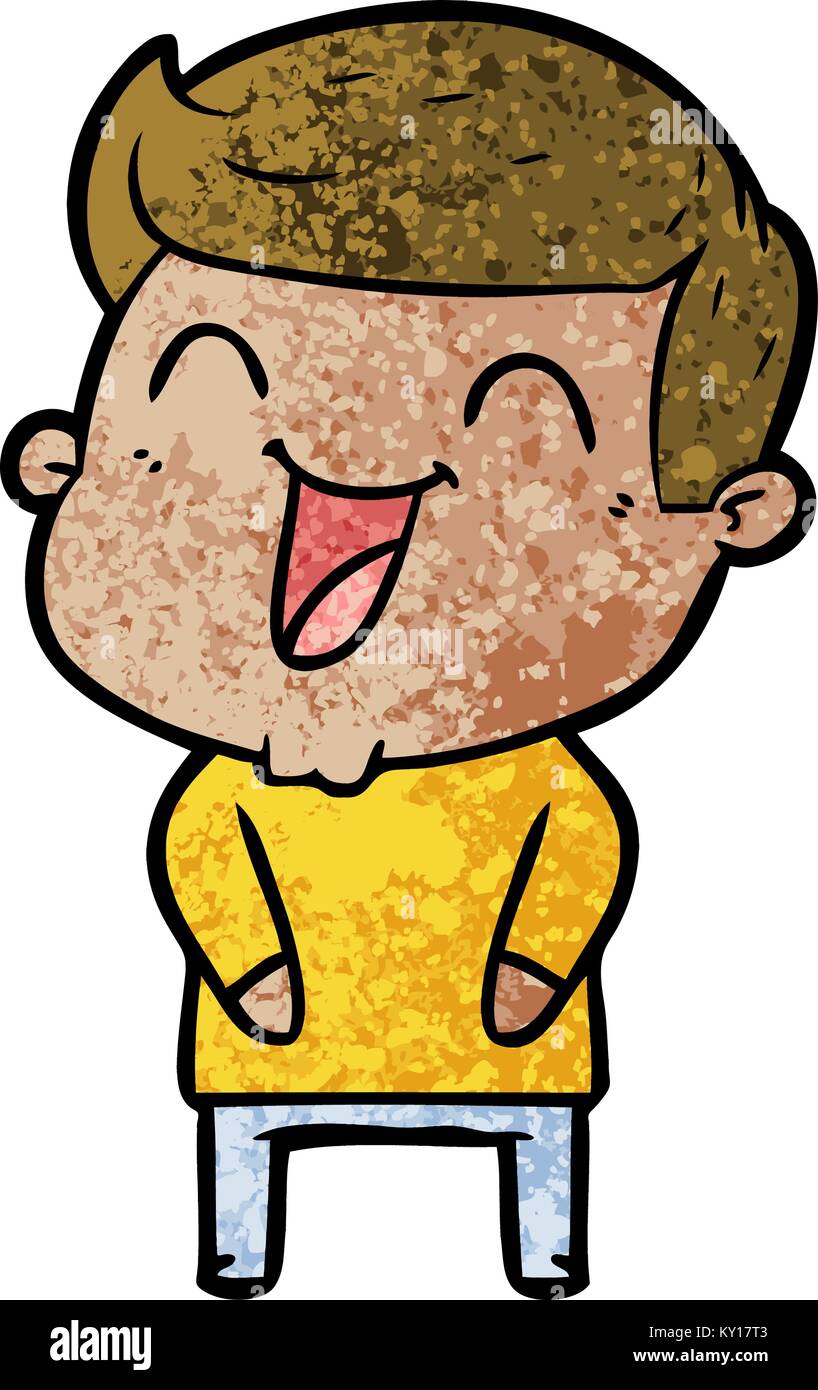 cartoon man laughing Stock Vector Image & Art - Alamy