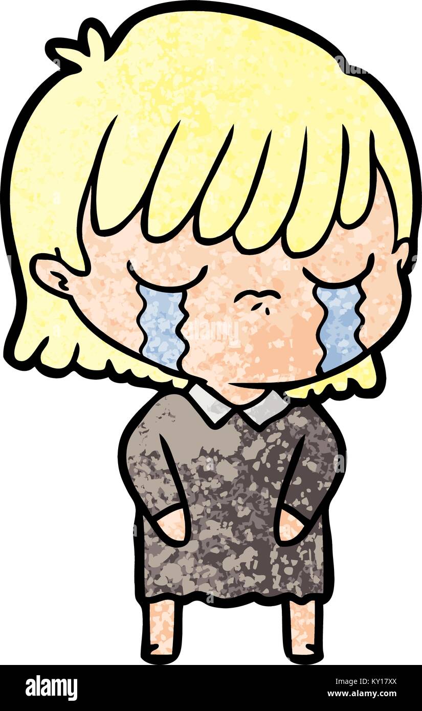 cartoon woman crying Stock Vector Image & Art - Alamy