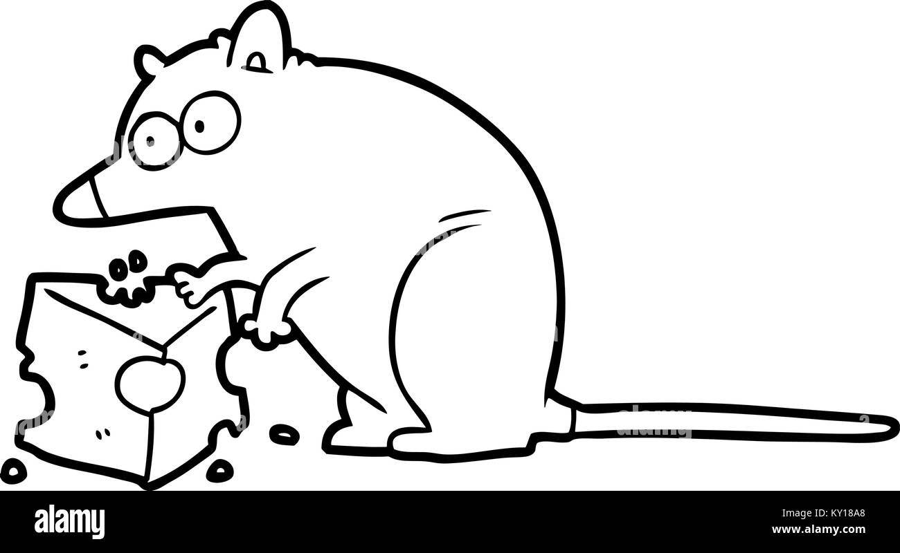 cartoon mouse with cheese Stock Vector Image & Art - Alamy