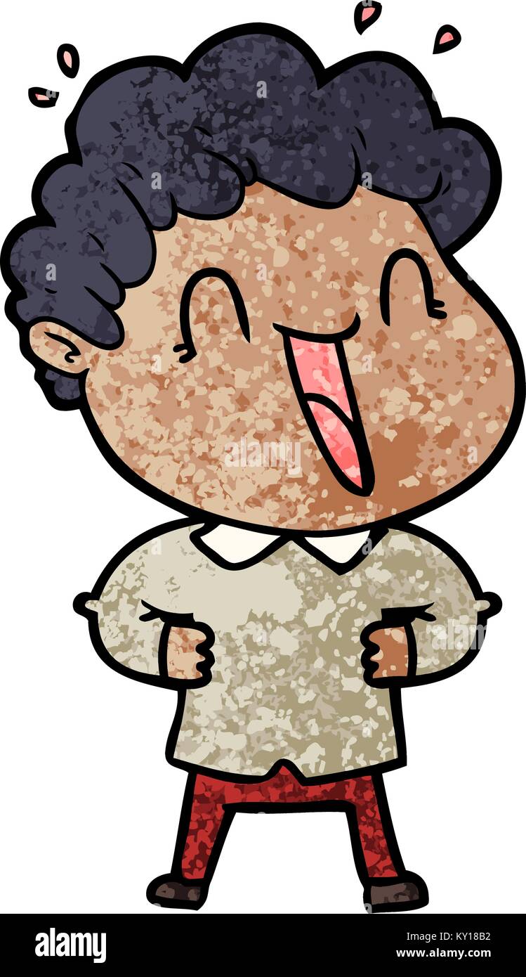 cartoon happy man Stock Vector Image & Art - Alamy