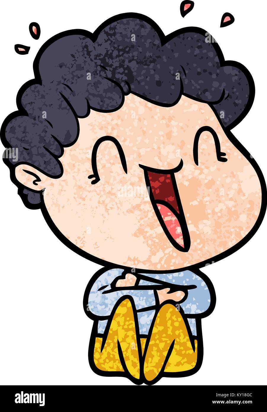 cartoon happy man Stock Vector Image & Art - Alamy