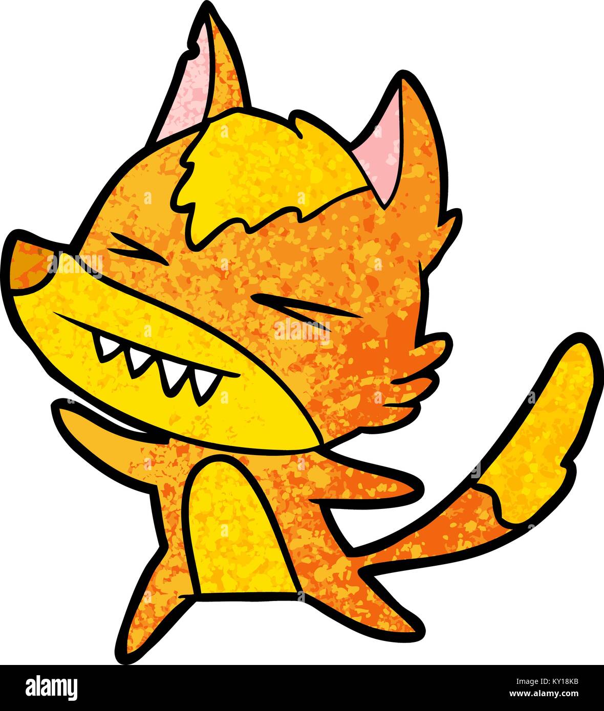 fox cartoon character Stock Vector Image & Art - Alamy
