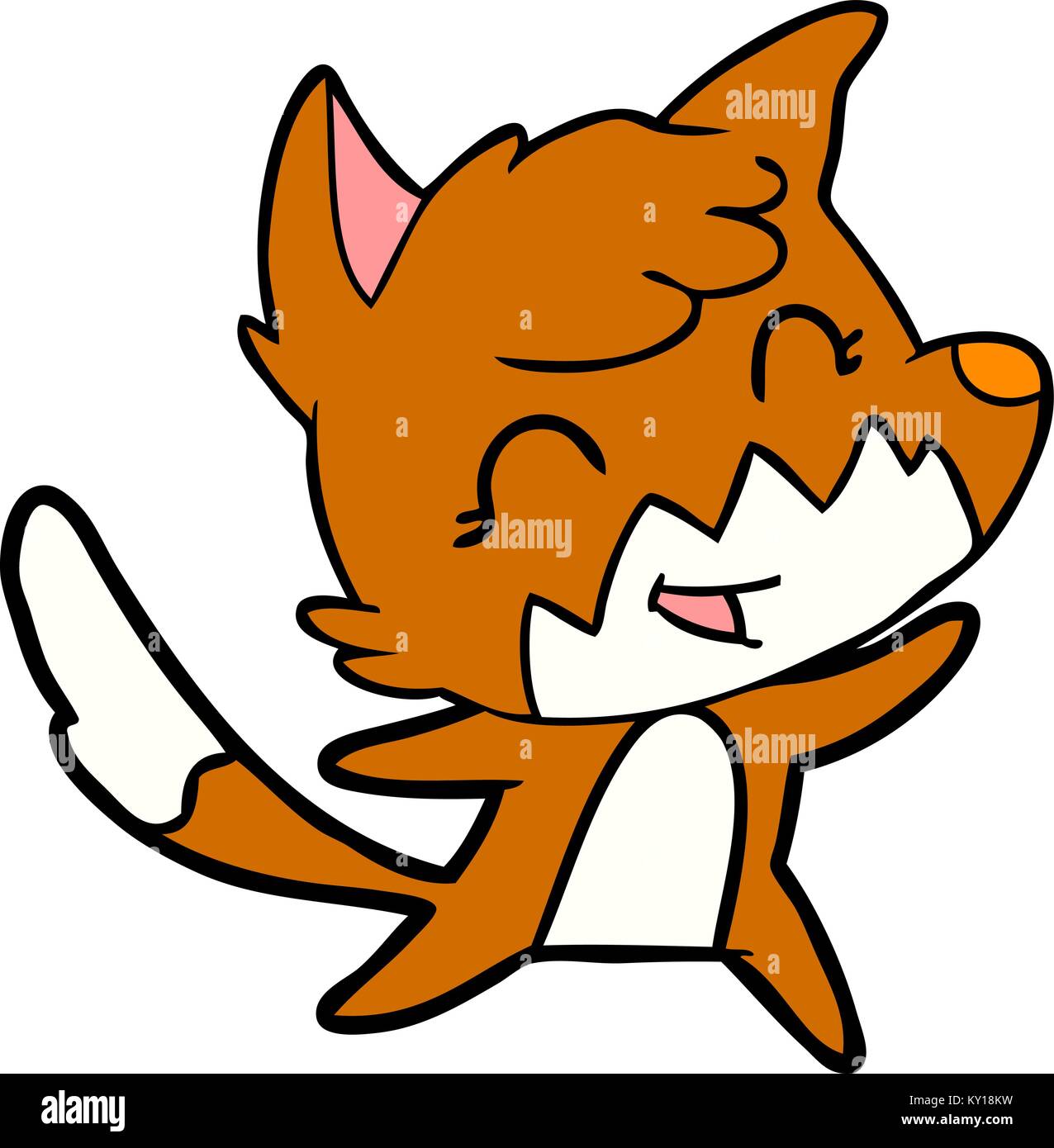 fox cartoon character Stock Vector Image & Art - Alamy