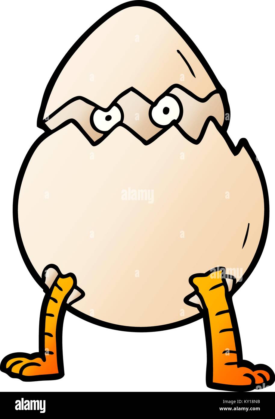 cartoon hatching egg Stock Vector Image & Art - Alamy