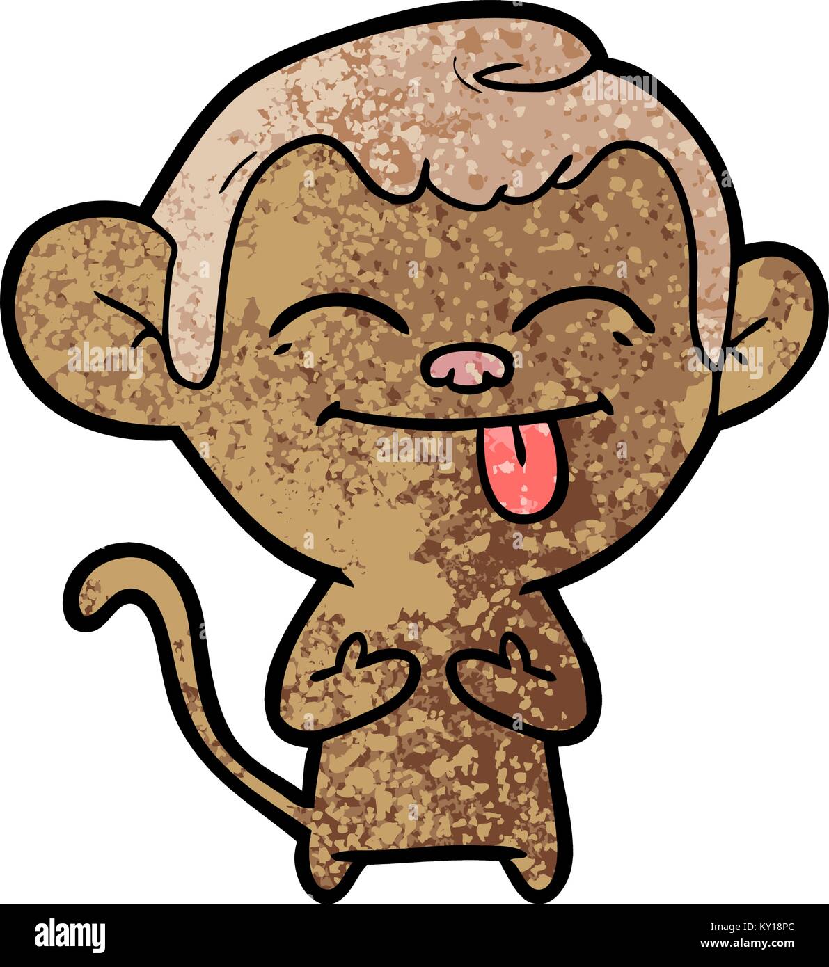 funny cartoon monkey Stock Vector Image & Art - Alamy