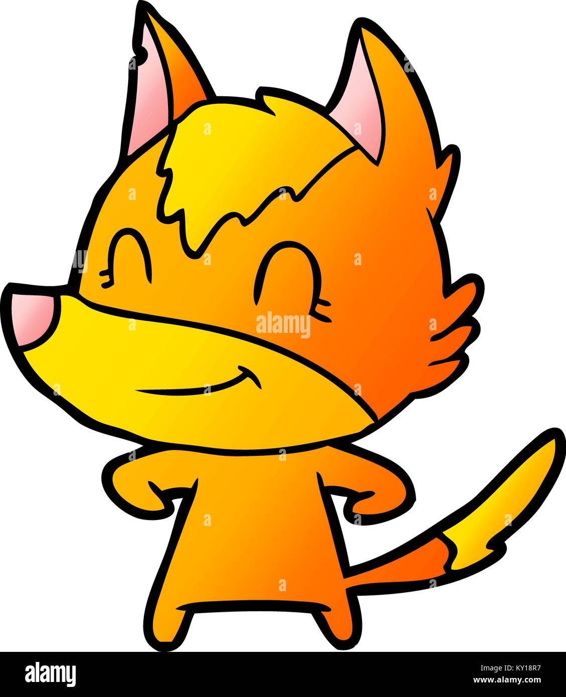 fox cartoon character Stock Vector Image & Art - Alamy
