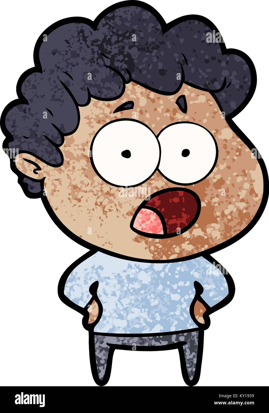 cartoon shocked man Stock Vector Image & Art - Alamy