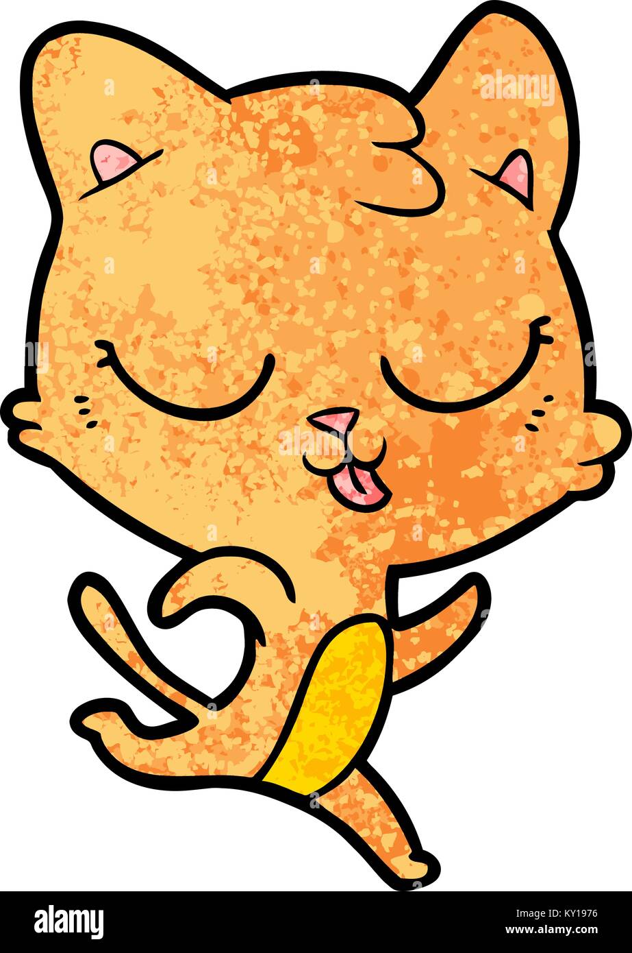 cartoon cat running Stock Vector Image & Art - Alamy