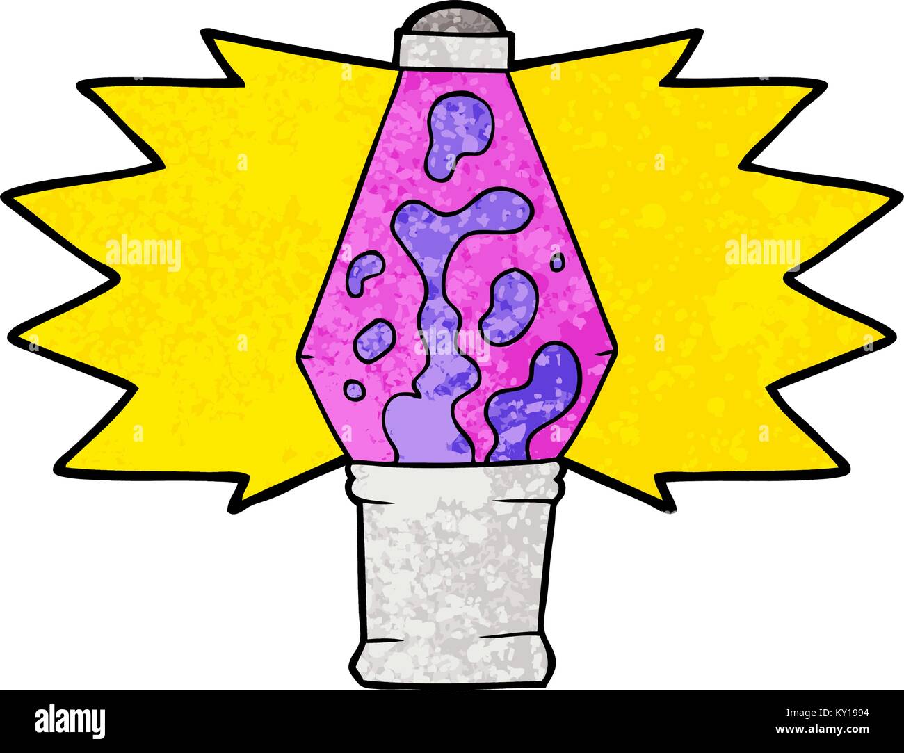 Hand drawn cartoon lava lamp hi-res stock photography and images - Alamy