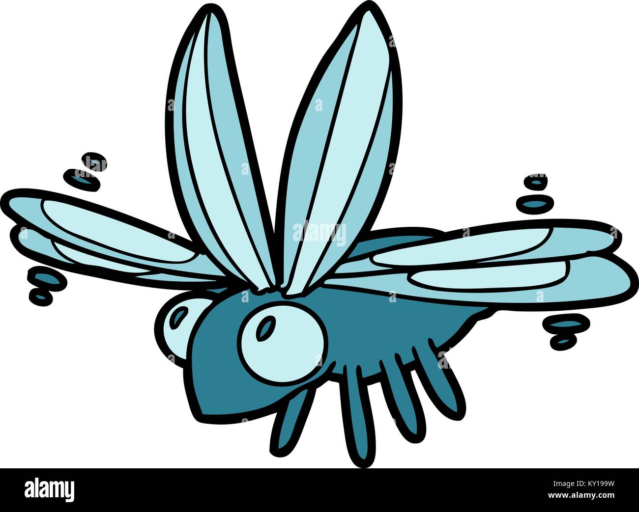cute cartoon bug flying Stock Vector Image & Art - Alamy