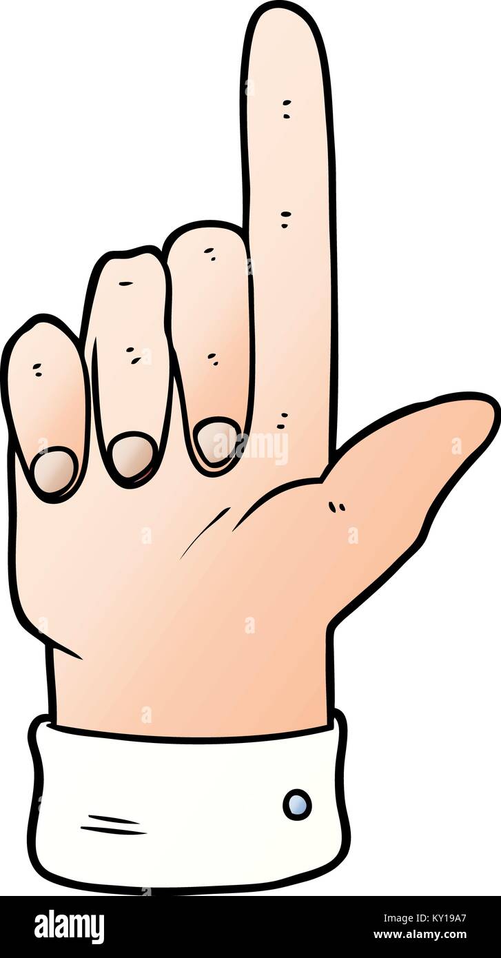 cartoon pointing hand Stock Vector Image & Art - Alamy
