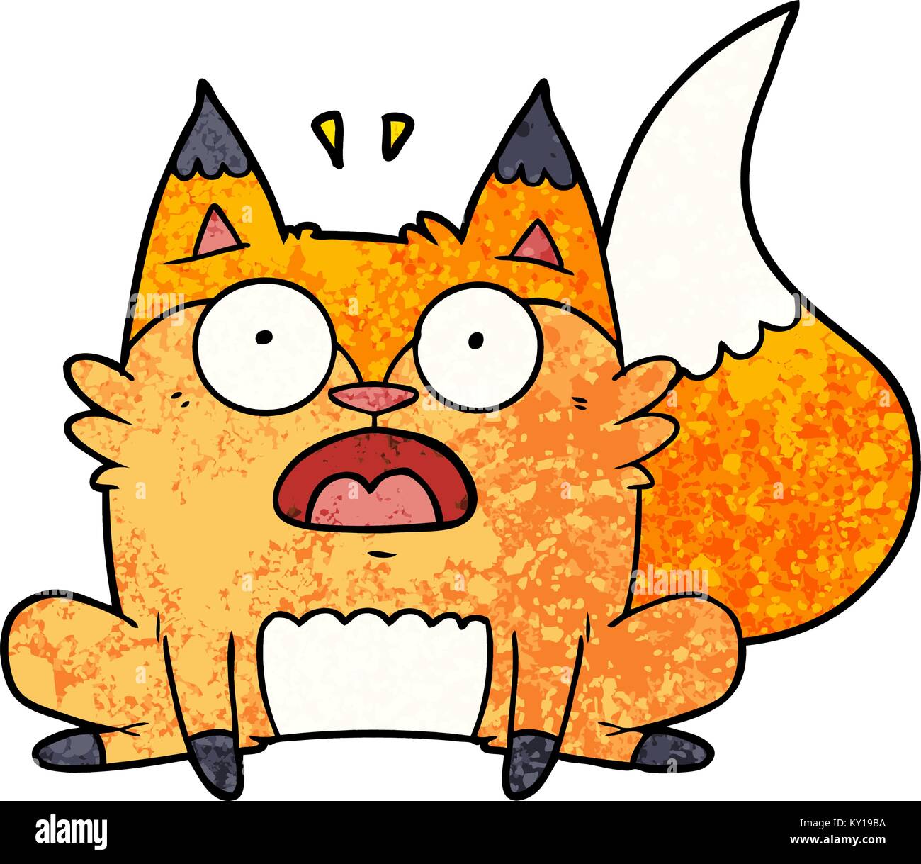 Fox staring at you Stock Vector Images - Alamy