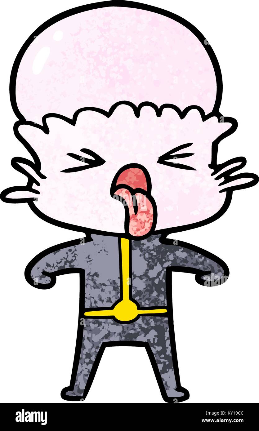 disgusted cartoon alien Stock Vector Image & Art - Alamy