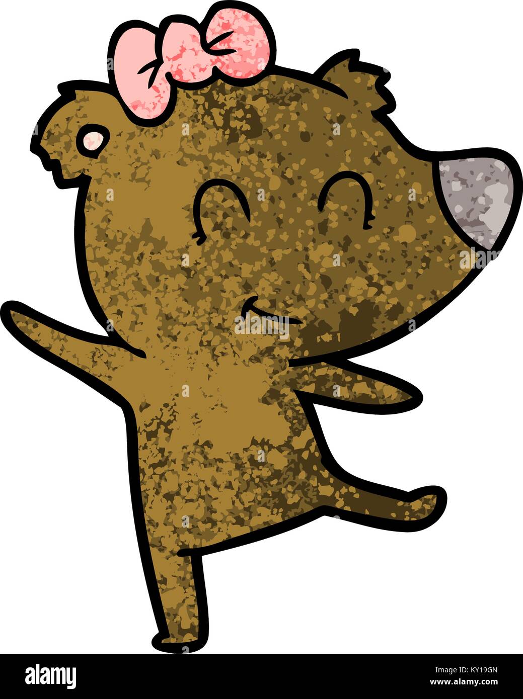 female bear cartoon Stock Vector Image & Art - Alamy