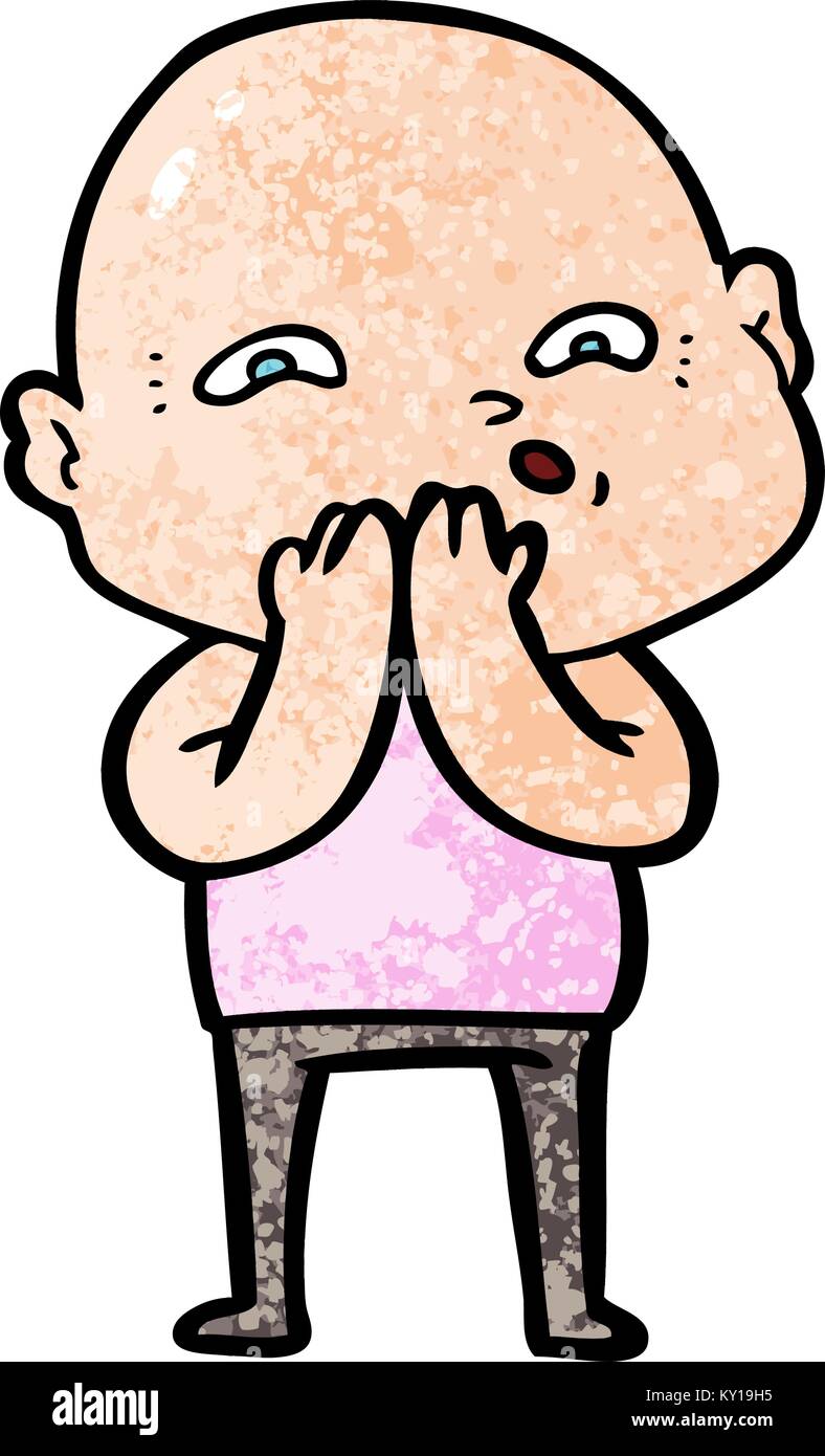 cartoon nervous man Stock Vector Image & Art - Alamy