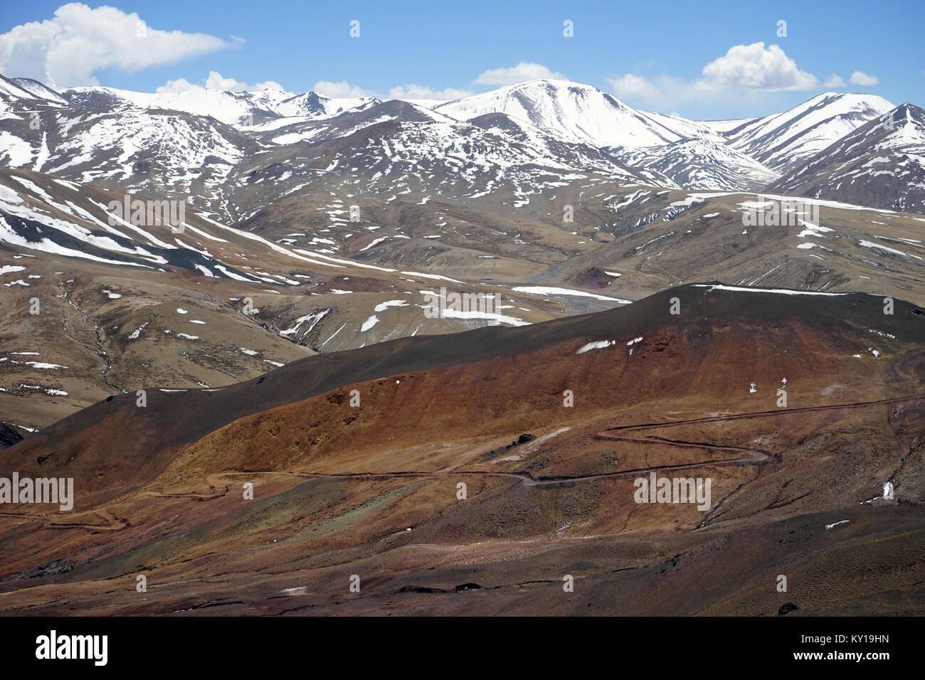 Snow mountain area in Tibet, China Stock Photo - Alamy