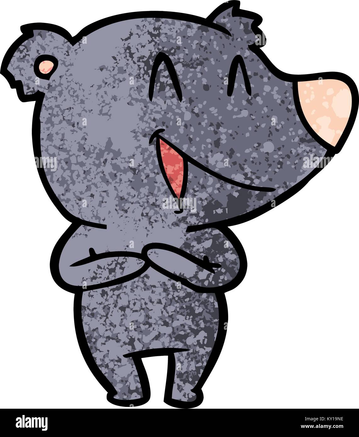 laughing bear cartoon Stock Vector Image & Art - Alamy