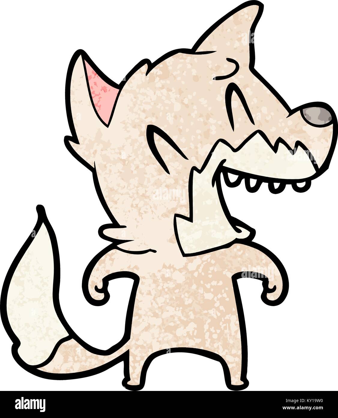 laughing fox cartoon Stock Vector Image & Art - Alamy