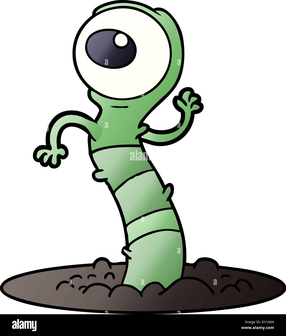 cartoon alien swamp monster Stock Vector Image & Art - Alamy
