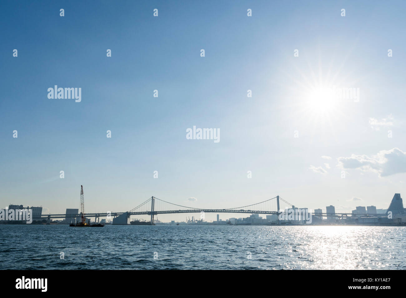 Tokyo River Cruising, Rainbow Bridge, Tokyo bay, Chuo-Ku, Tokyo, Japan ...