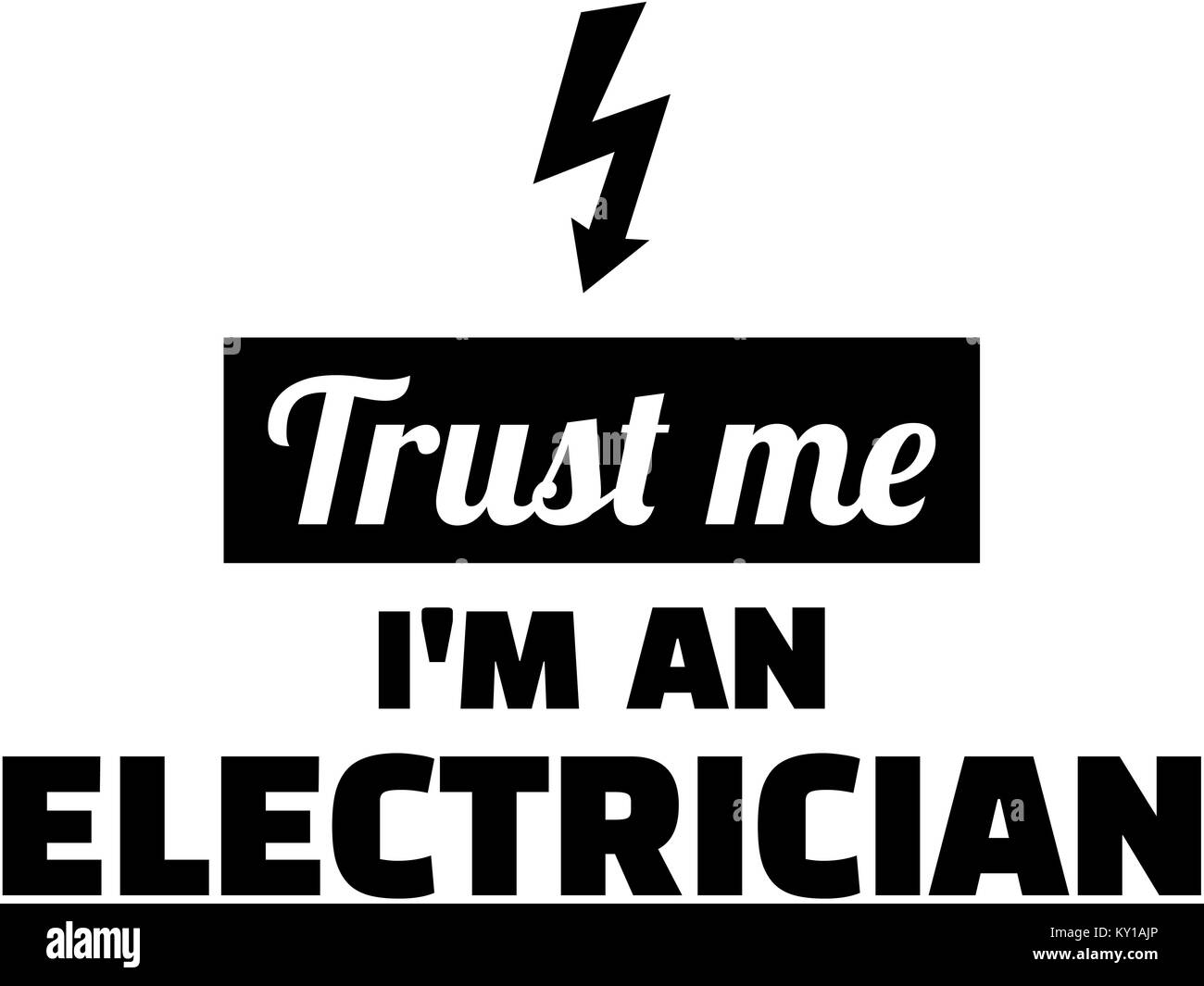Electrician icon engineer electricity Black and White Stock Photos ...