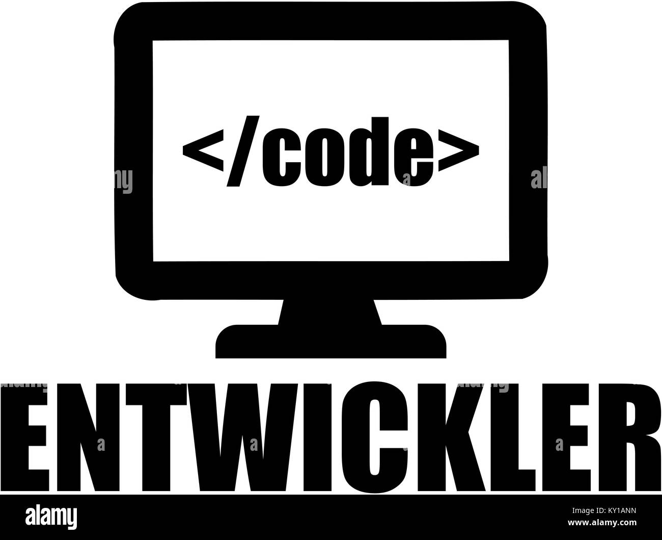 Icon web developer hi-res stock photography and images - Alamy