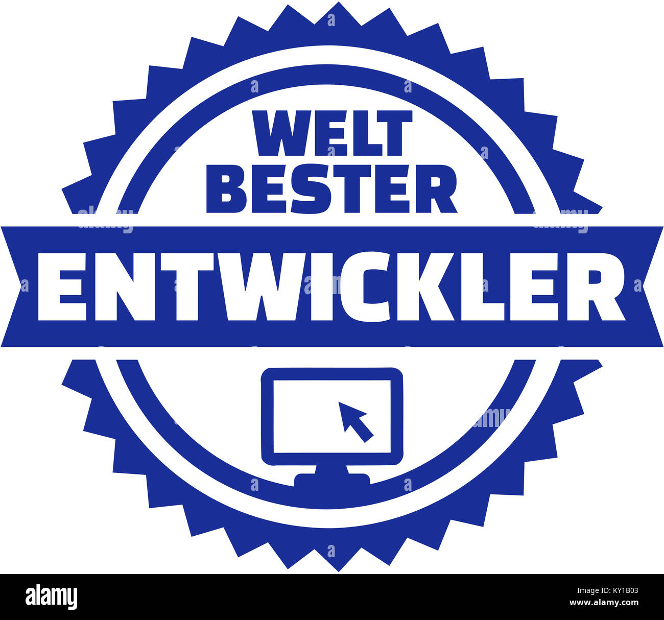World's best Developer german Stock Photo - Alamy