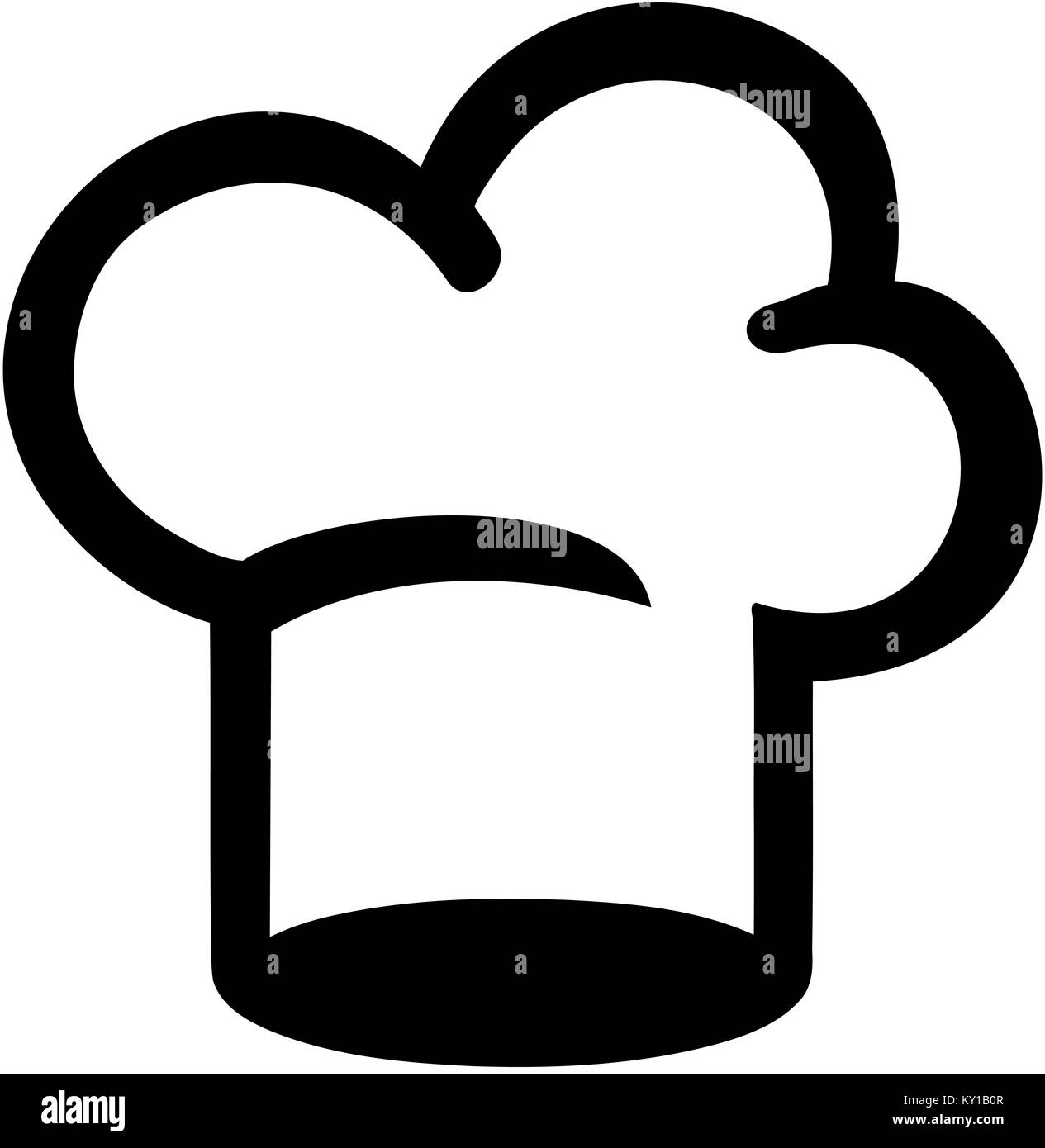 Chef's hat icon Stock Photo - Alamy