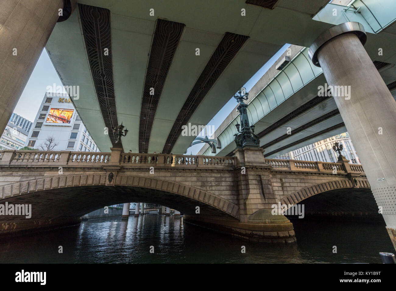 Tokyo River Cruising, Nihonbashi Bridge, Nihonbashi River, Chuo-Ku ...