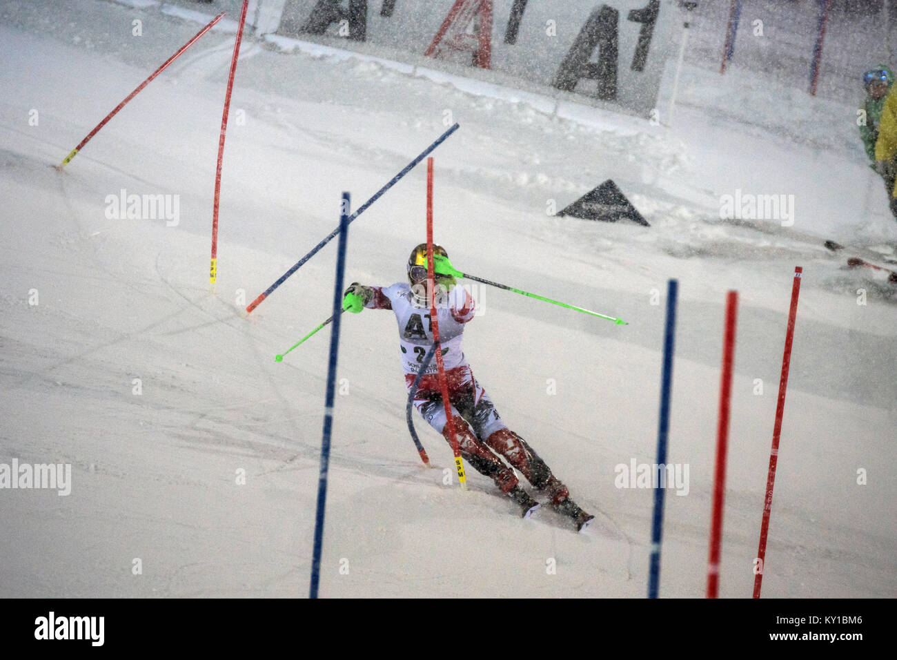 Audi fis alpine ski world cup mens slalom hi-res stock photography and ...