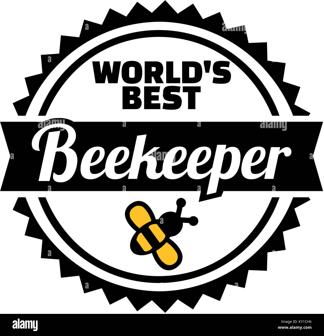 Professional bee emblem hi-res stock photography and images - Alamy