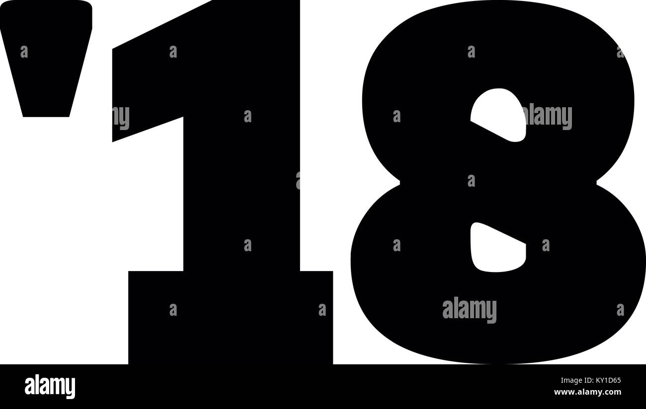 Number 18 black college Stock Photo - Alamy