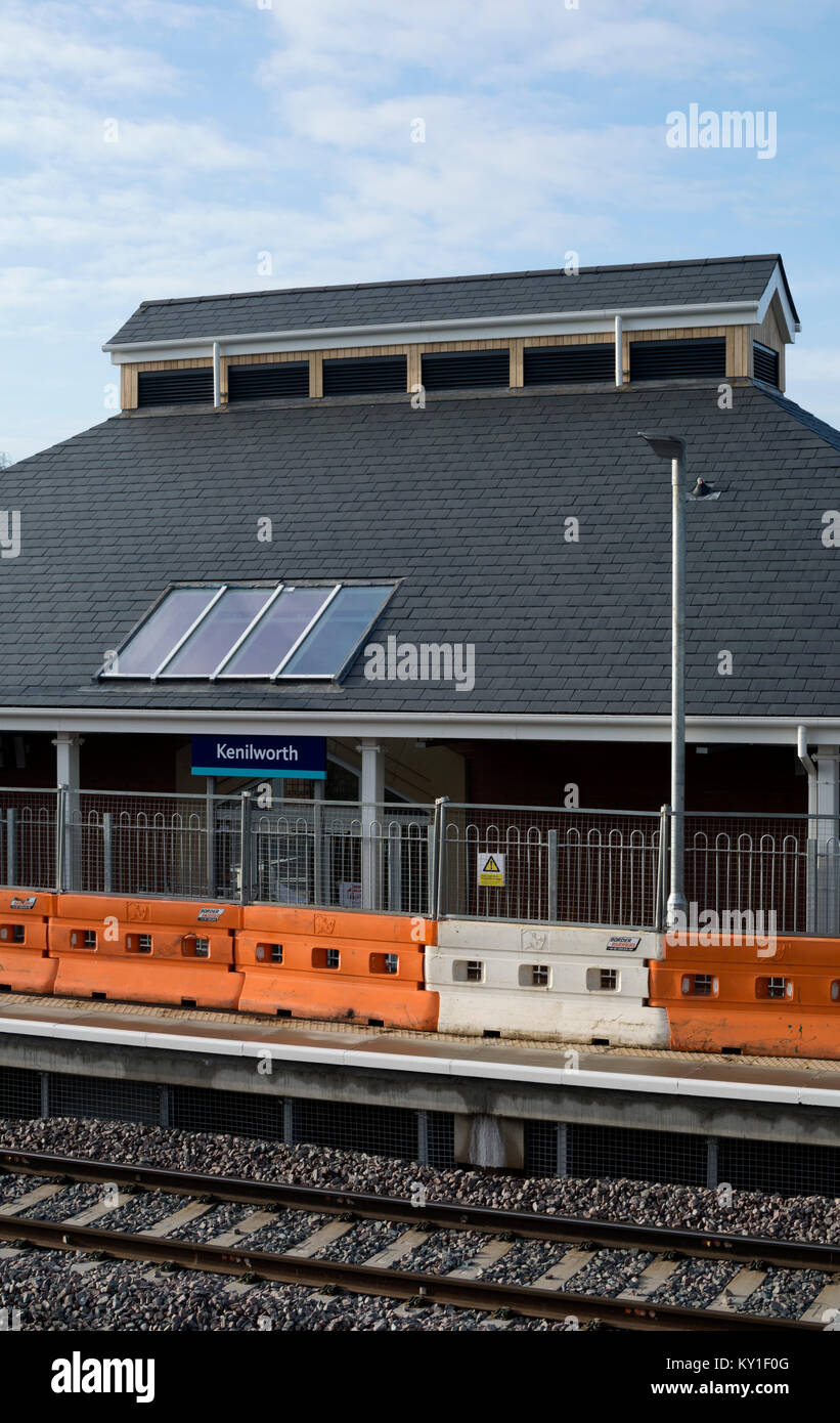 The new railway station, Kenilworth, Warwickshire, England, UK Stock ...