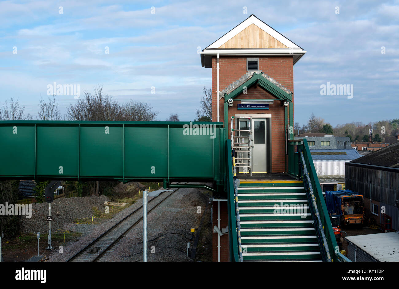 The new railway station, Kenilworth, Warwickshire, England, UK Stock ...
