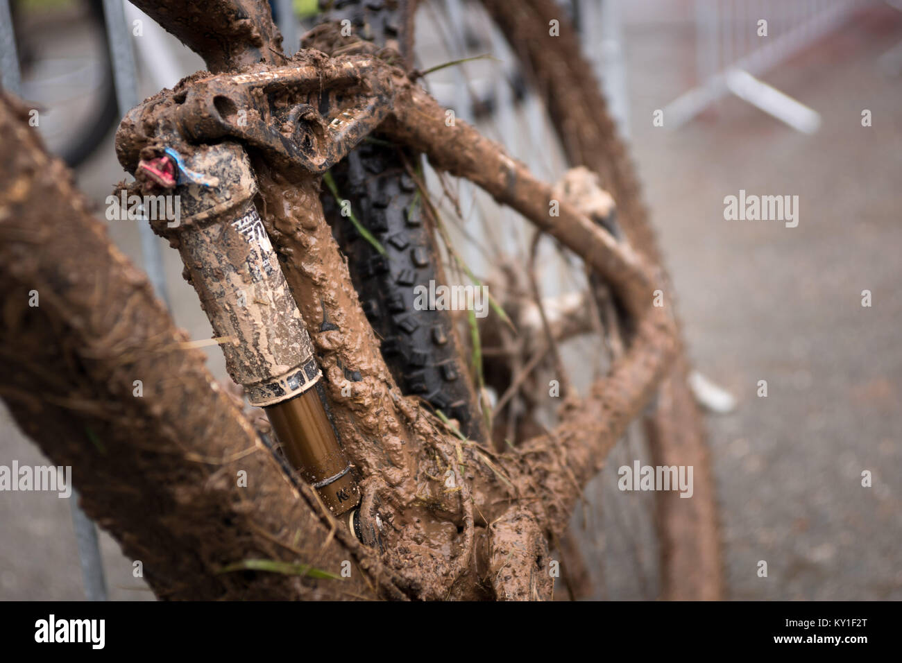 This is how all the bikes looked like after crossing the finish line of ...